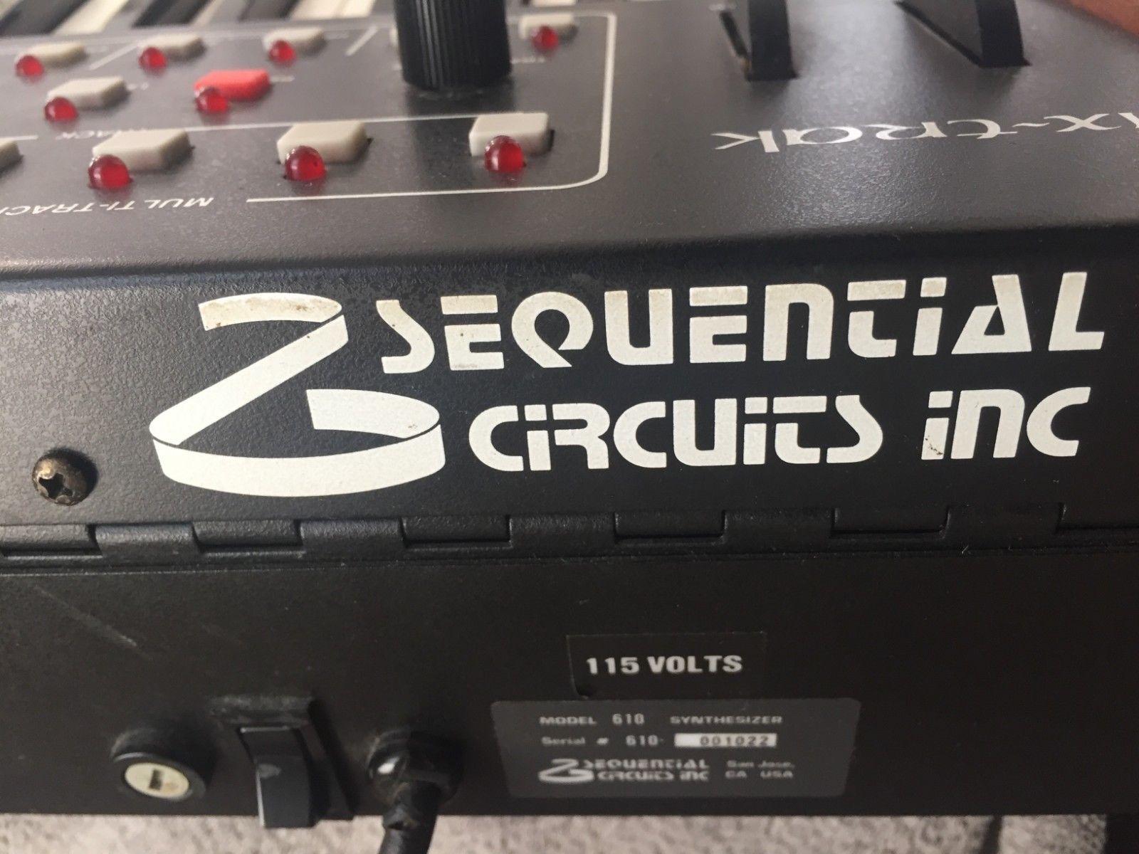 MATRIXSYNTH: SEQUENTIAL CIRCUITS SIX TRAK VINTAGE ANALOG SYNTHESIZER SN ...