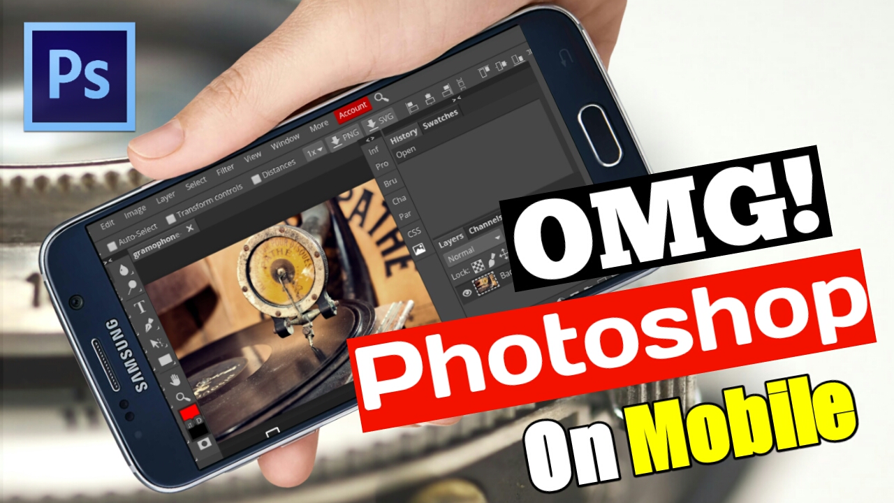 How To Use Photoshop On Mbile || Adobe Photoshop On Smartphone ...
