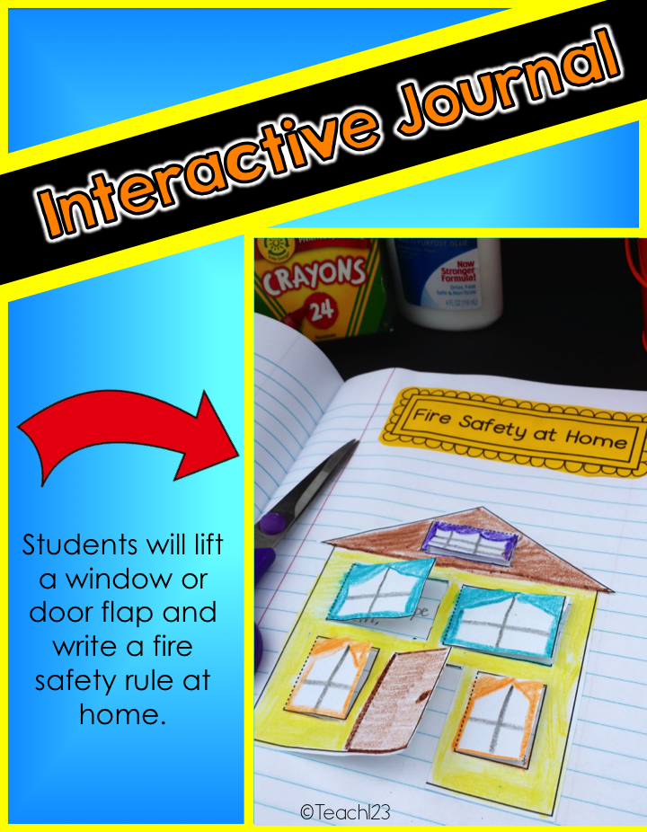 Fire Prevention Week: Fire Safety Lesson - fluency, mini book, and ...