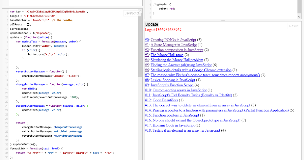 Andreas Grechs Blog Using The Blogger Api To Search Within A Posts Html Content