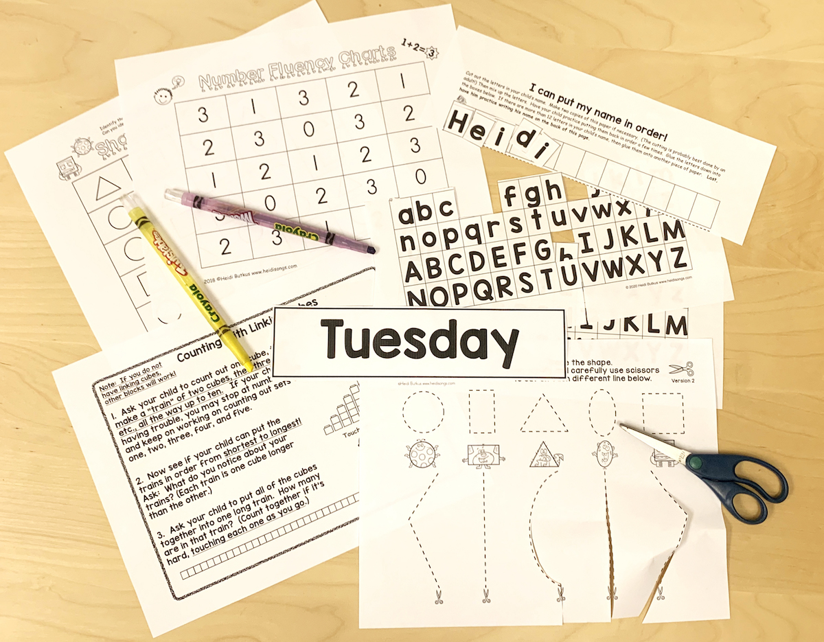Fall WEEK 2 - TK/Kinder Distance Learning Packet! (NO PREP PRINTABLES ...