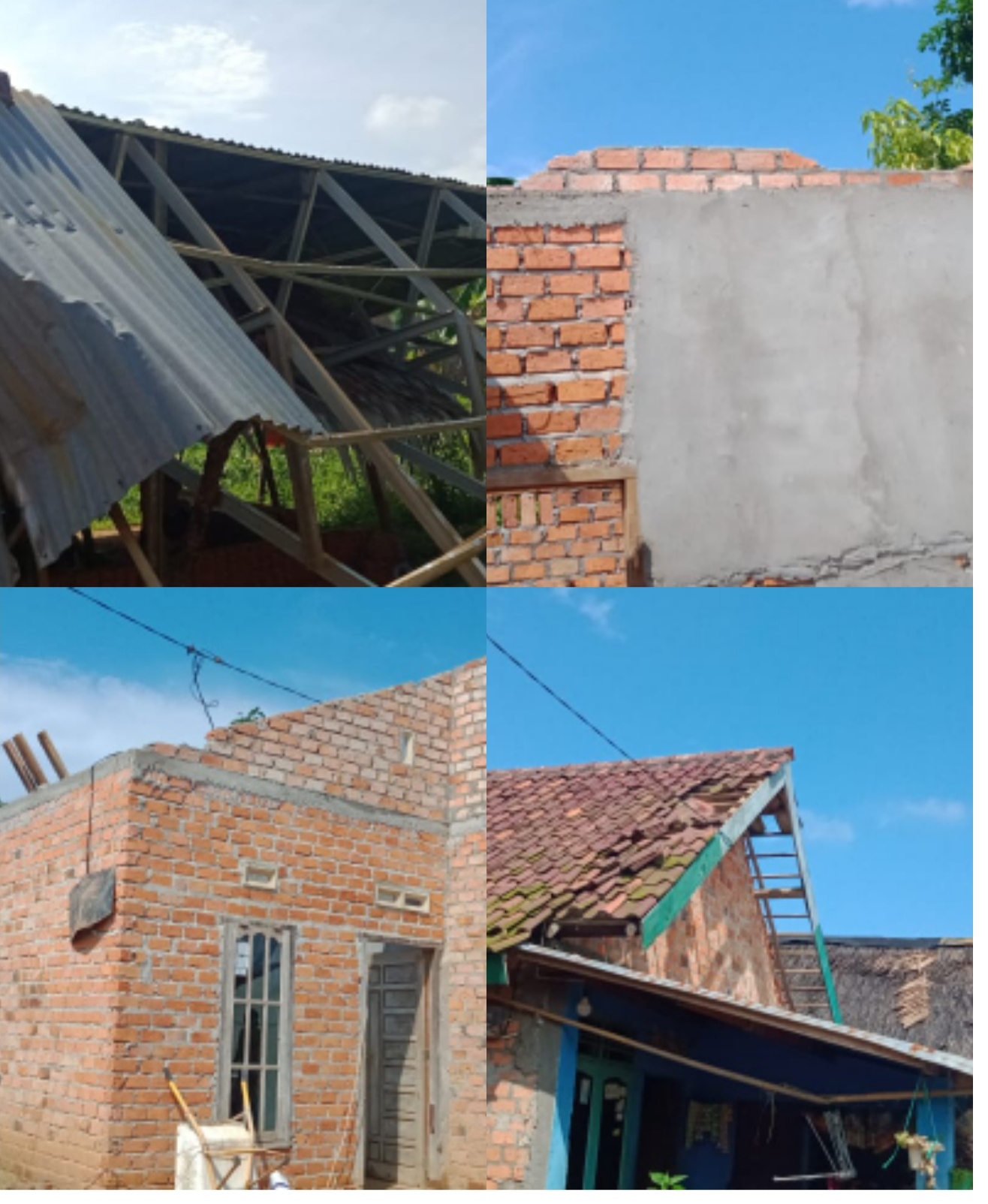 Hujan Lebat Disertai Angin Kencang Atap Rumah Warga Melayang - RUBRIK TERKINI