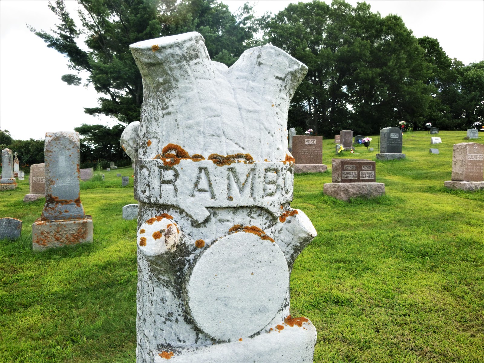 Detritus of Empire: Tree Shaped Tombstones - The Grave of Rambo?