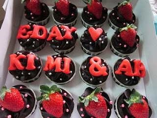 Comel homemade cupcake