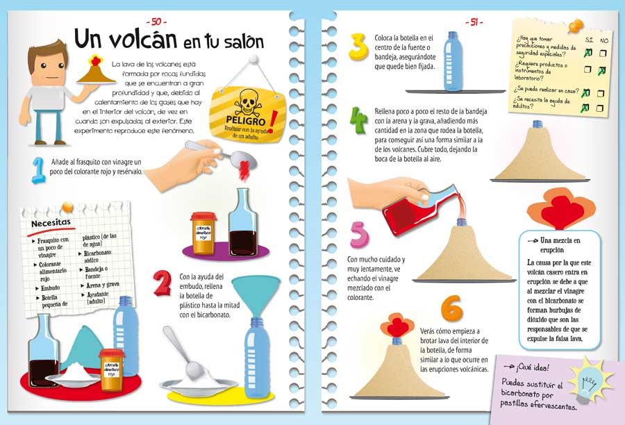 Educativa-mente: Experimento "el volcán en erupción"