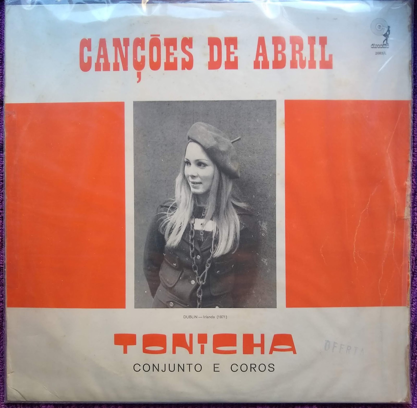 DISCOS CARAMELO: Tonicha - Cançoes de Abril (1975)