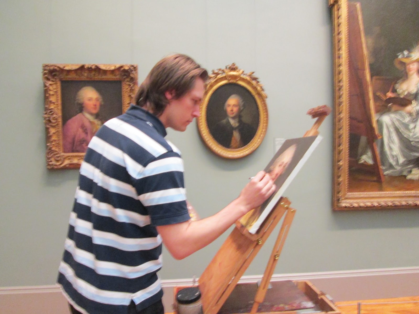 Andrew Bonneau's Art Blog: Copying Master Paintings at the Met