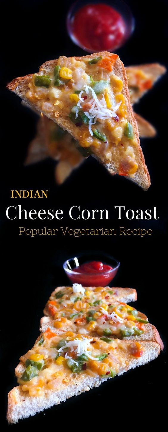 Amazing Indian Cheese Corn Toast ;-) | mother's recipes
