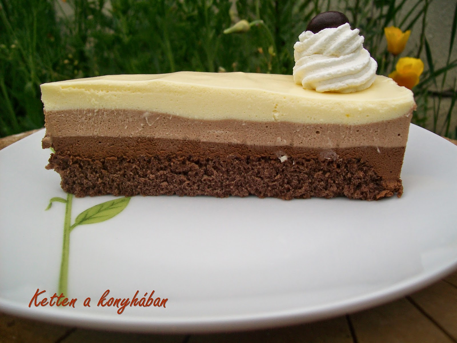 Ketten a konyhában: Triplacsokis mousse torta