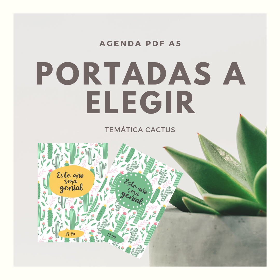 AGENDA ESCOLAR 2019-2020 PARA DESCARGAR E IMPRIMIR