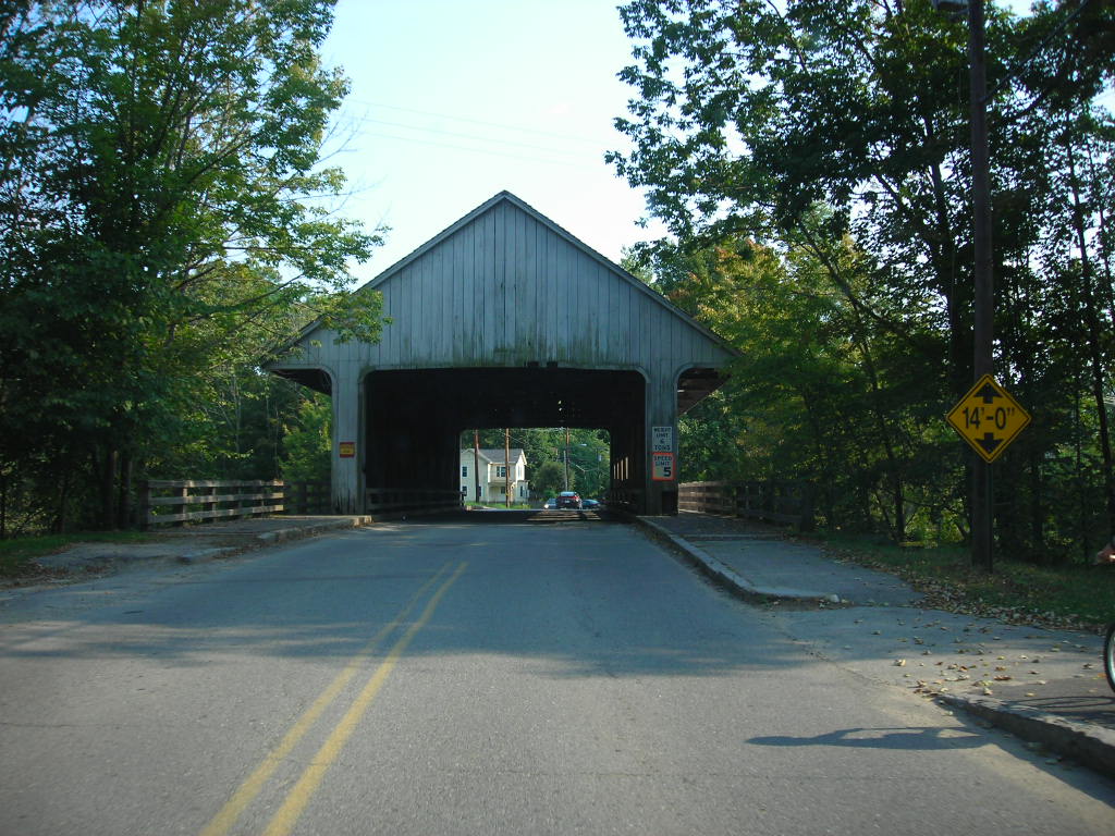Old Pepperell (Chester Waterous) Covered Bridge - Pepperell, Massachusetts