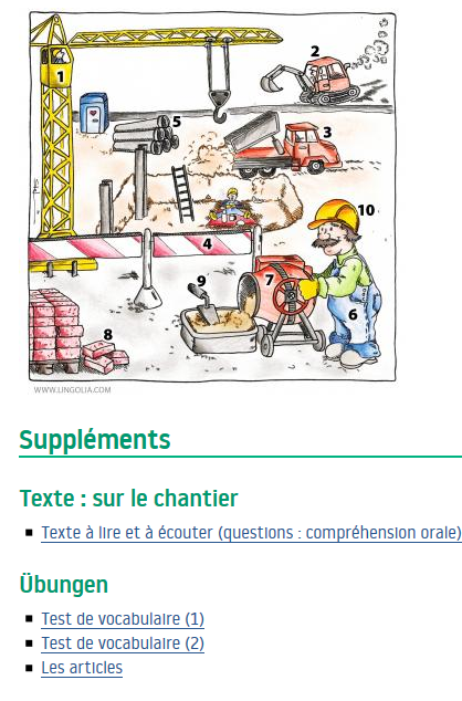 FLE en ESO: En ville : vocabulaire