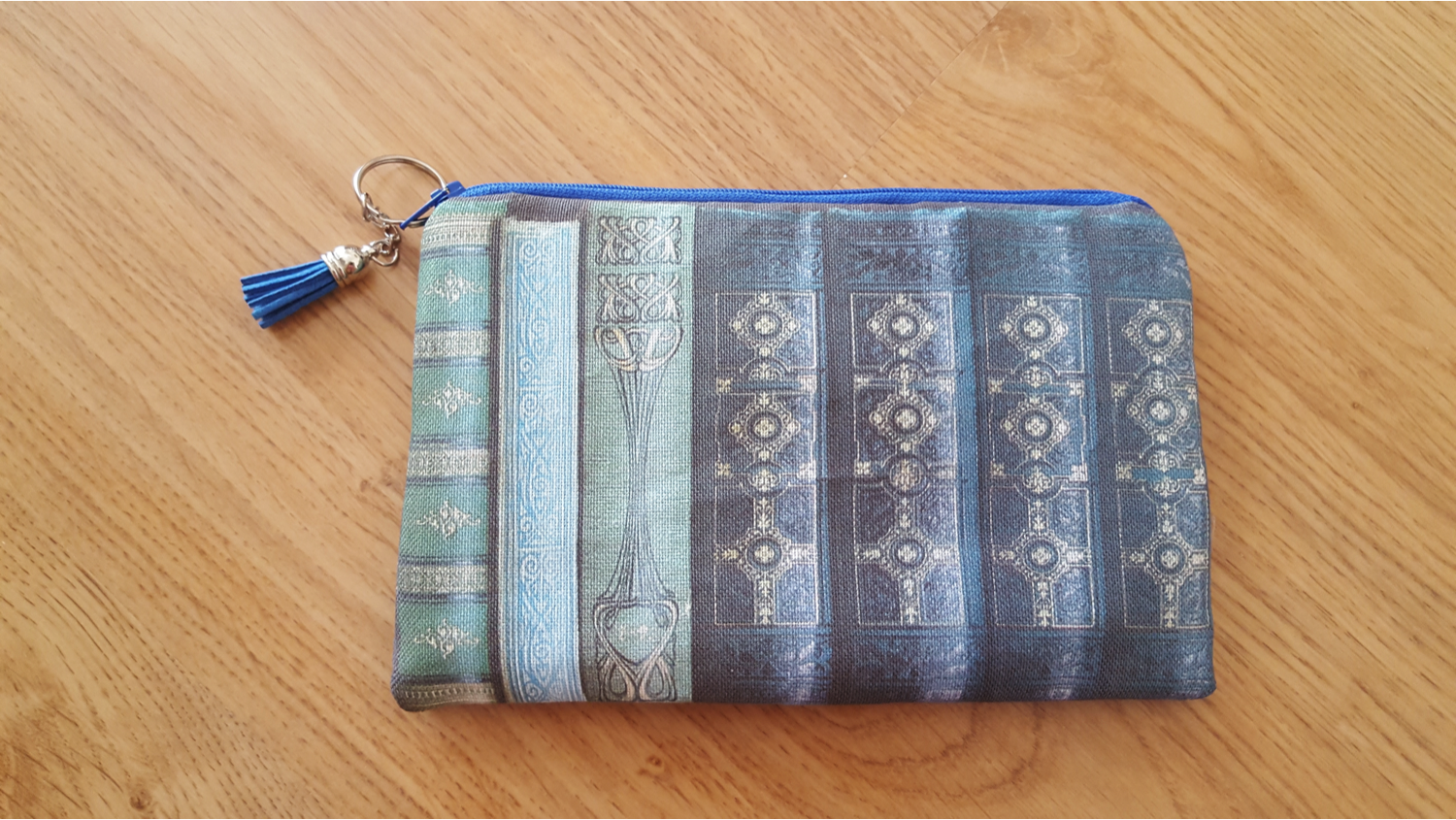 Book cover zipper purse |Keeping it Real