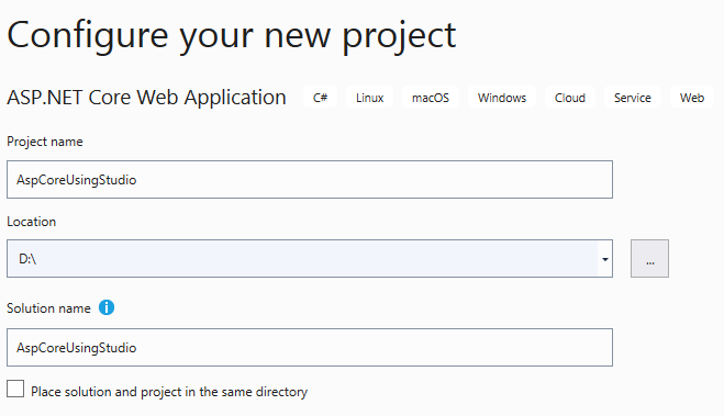 Creating a New Project in ASP .Net Core using CLI, Visual Studio Code ...