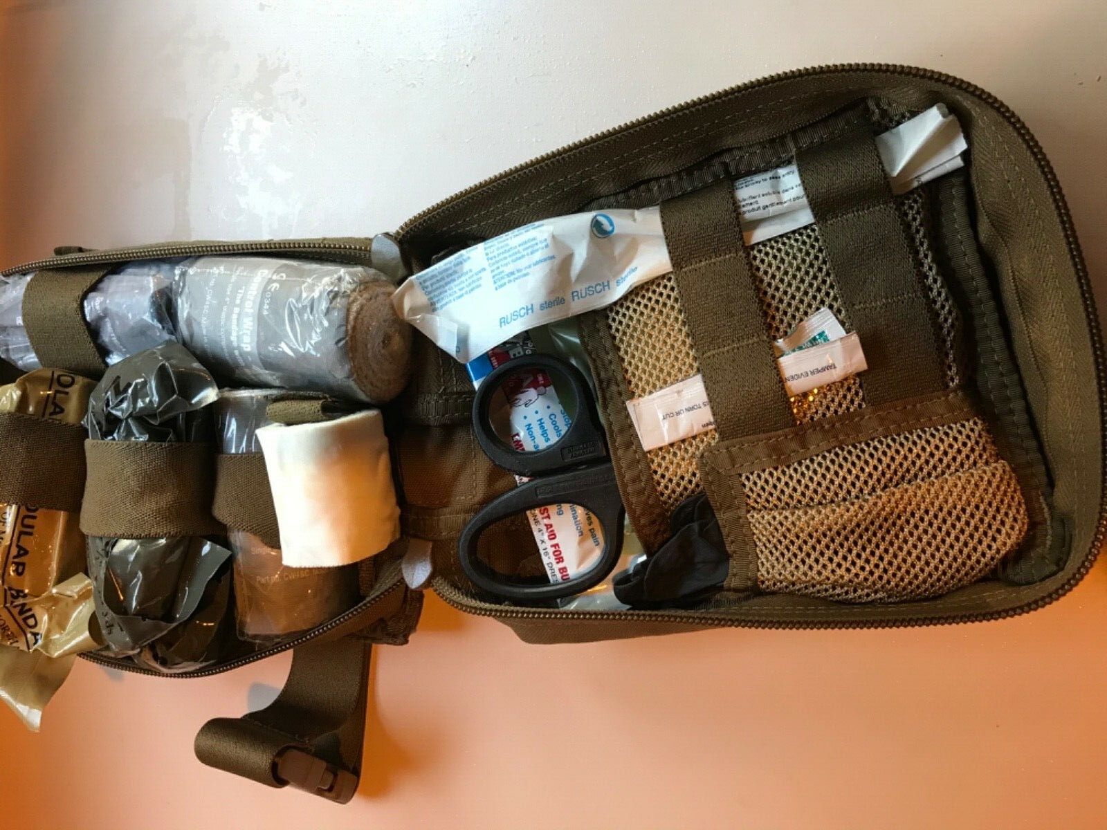 Webbingbabel: Tactical Medical Solutions Drop Leg Kit / Stocked