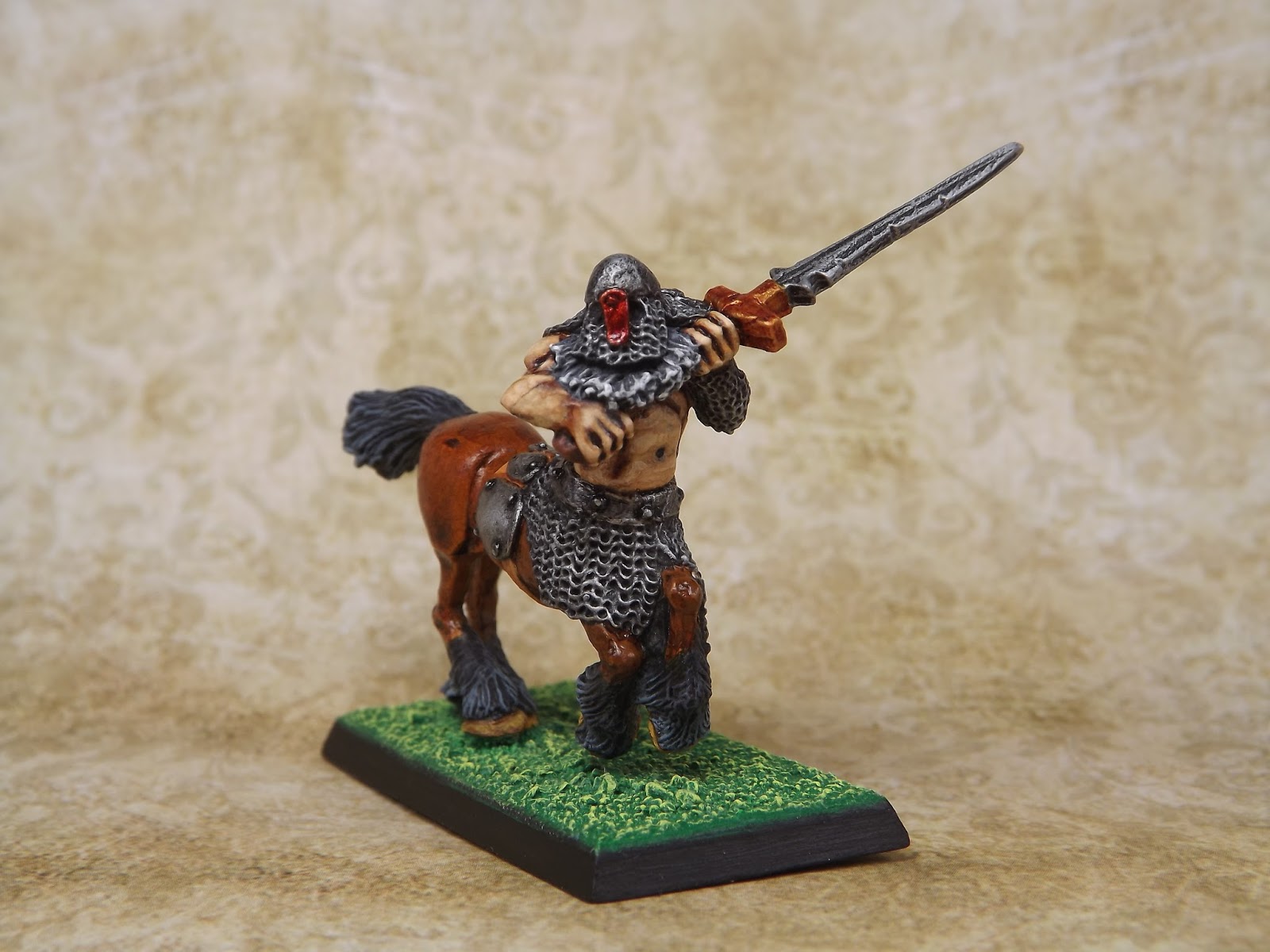 The Incursions of Chaos: Chaos Centaur - Dwarfsticker Bloodhorse