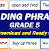 READING PHRASES for GRADE 5 (Free Download) - DepEd Click