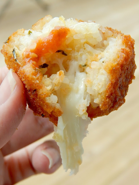 Fried Stuffed Rice Balls | Ally's Sweet & Savory Eats