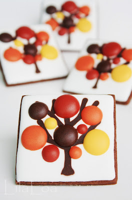 Fall Tree Cookies