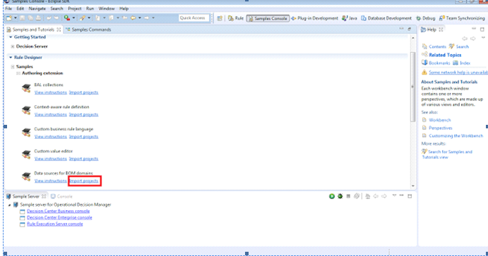 IBM ODM: Domains Using Database