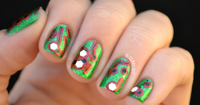 Rust-ic Christmas - Nailed It | The Nail Art Blog