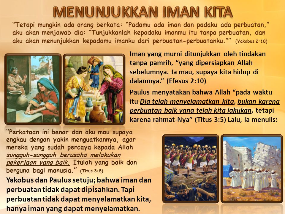 Iman dan Perbuatan ~ Ps. Fuji Harsono ~ Peri Pena