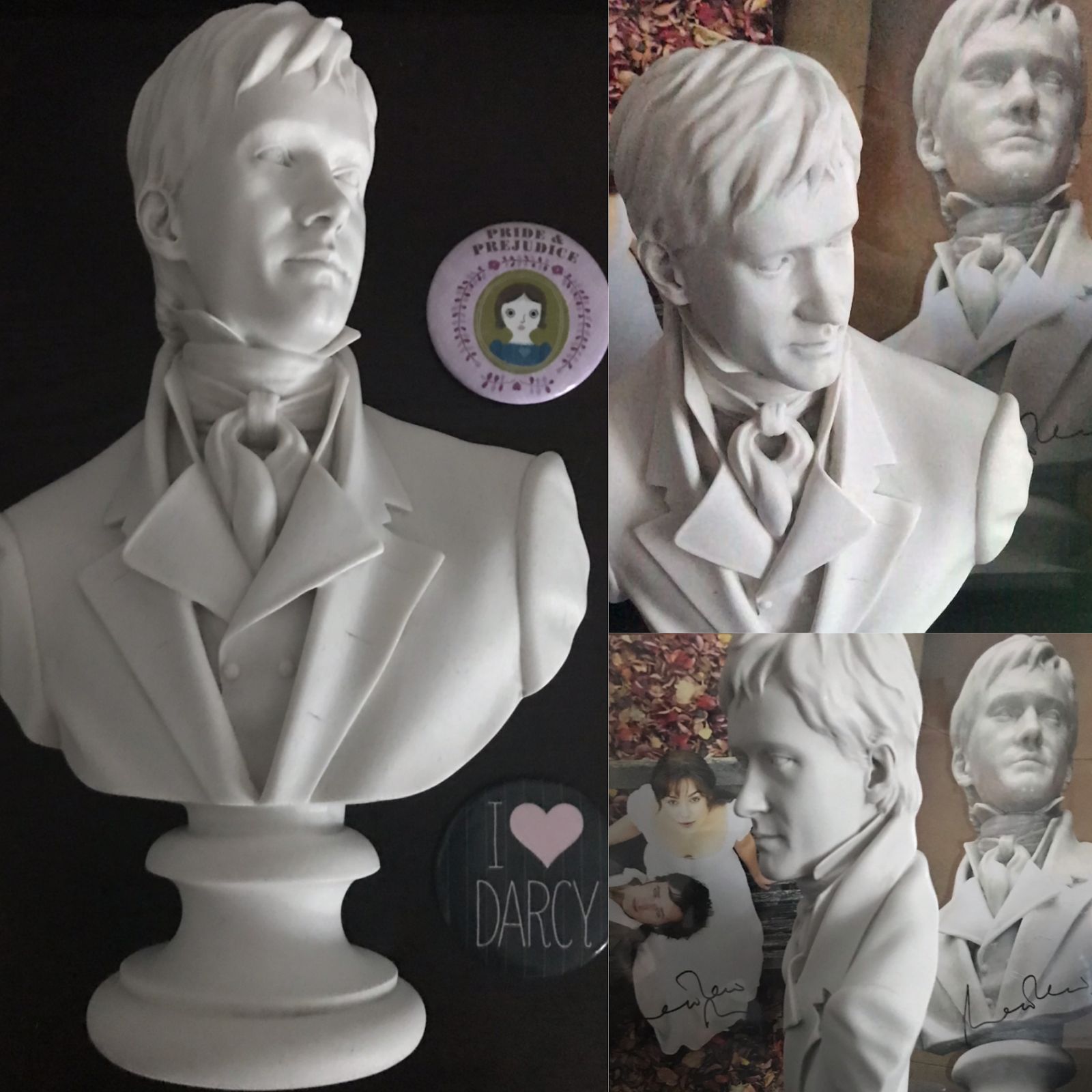 Mr. Darcy bust from Pride & Prejudice 2005 film