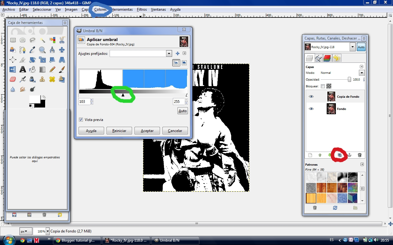 tutorial gimp: efecto comic gimp
