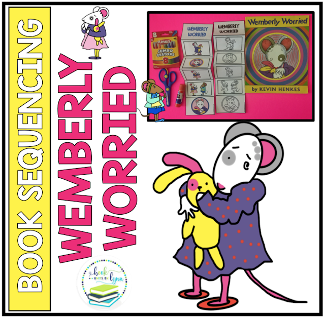 WEMBERLY WORRIED BACK TO SCHOOL SEQUENCING CRAFT ~ Book Units by Lynn