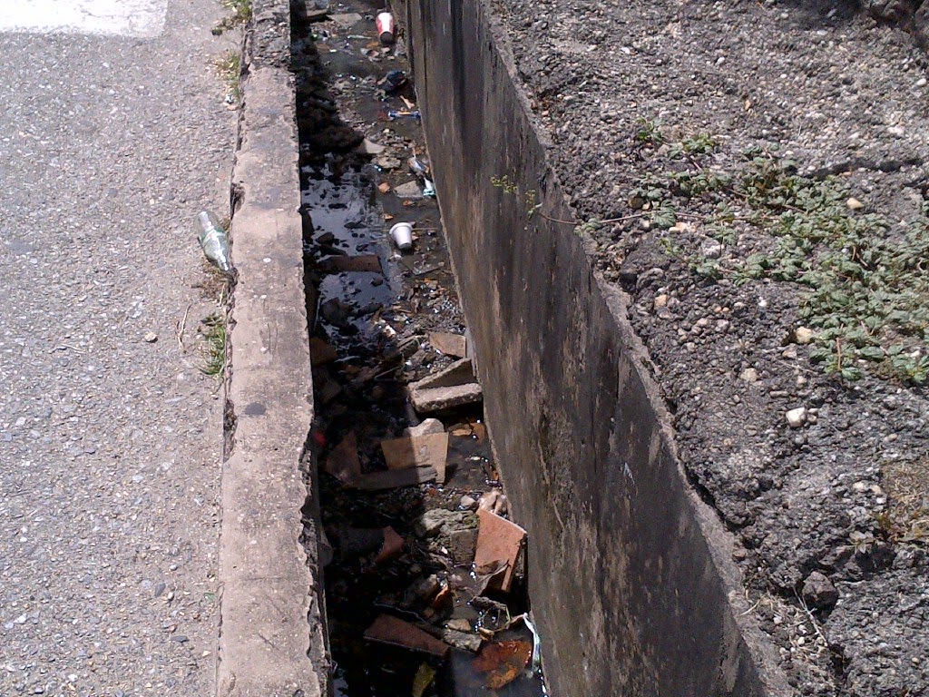 Urbanization and Pollution: Poor Drainage: A common site