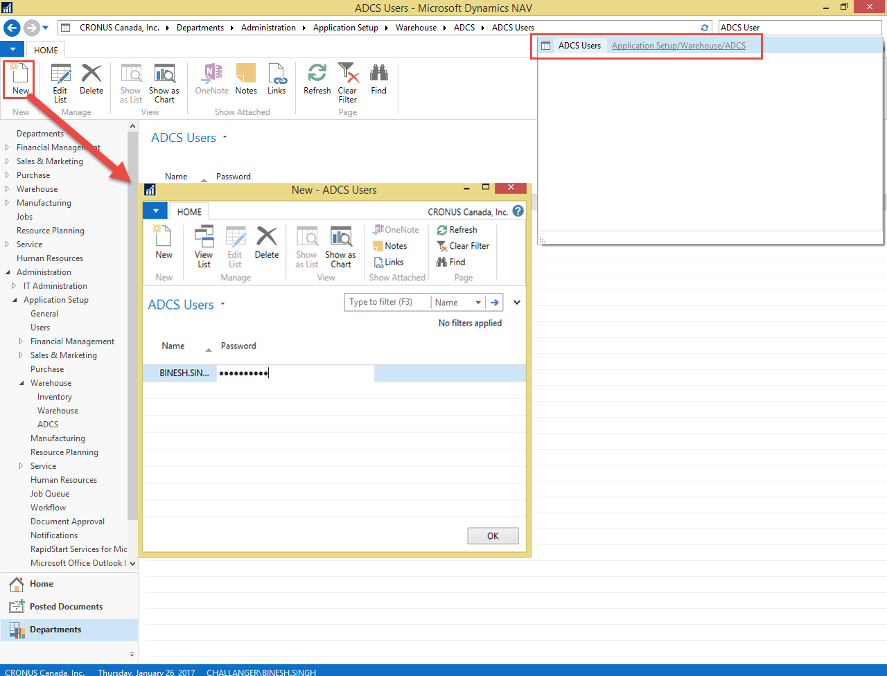 Microsoft Dynamics NAV By Binesh & Shilpa: ADCS NAV