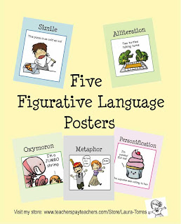 Classroom Freebies Too: 5 Figurative Language Posters