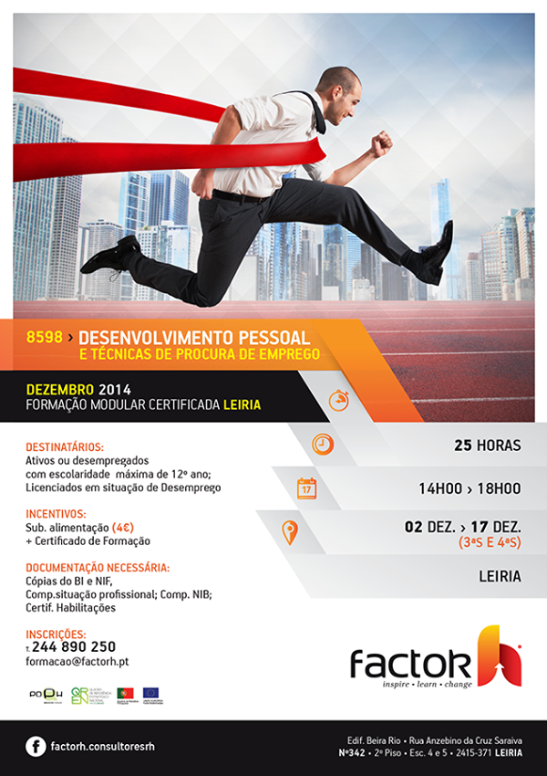 Cursos De Formação: UFCD 8598 - Leiria