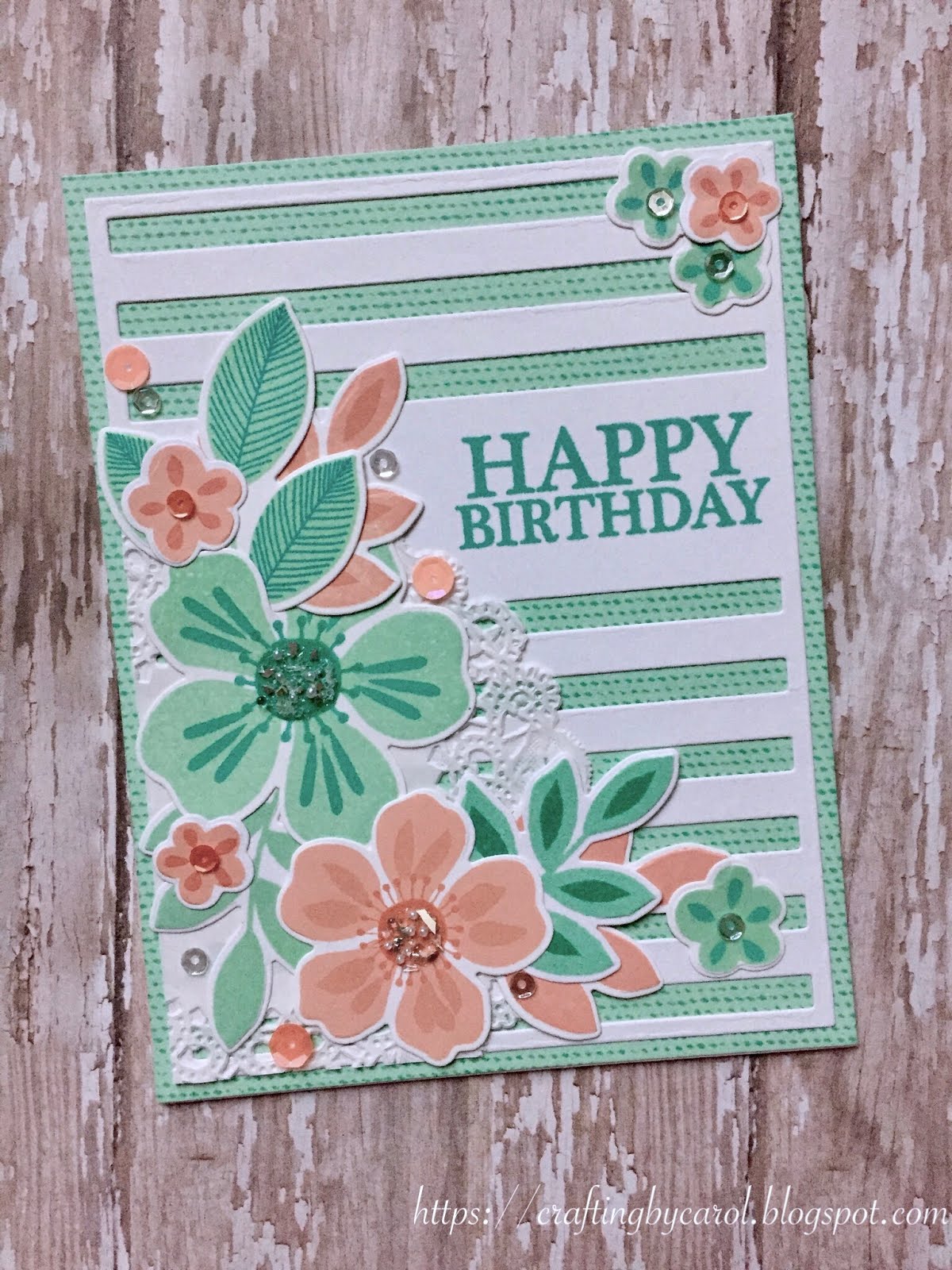 Crafting By Carol: Birthday Card Boo-boo's