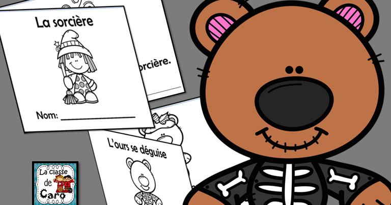 la classe de caro.: 2 mini-livres Halloween Série 2