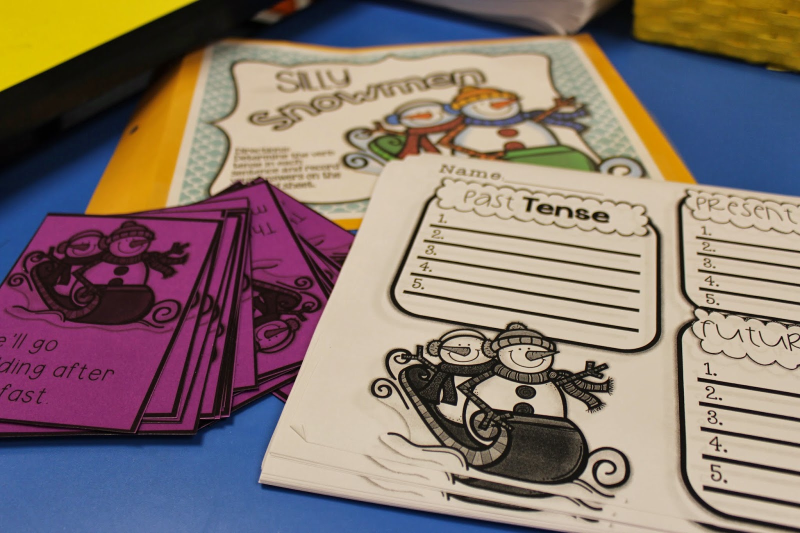 Life in First Grade: Winter Language Arts Centers in action (upper grades)