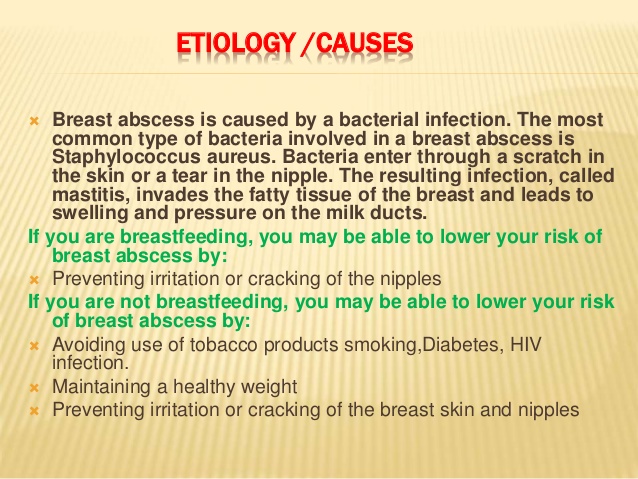 The Health Website : Breast Abscess