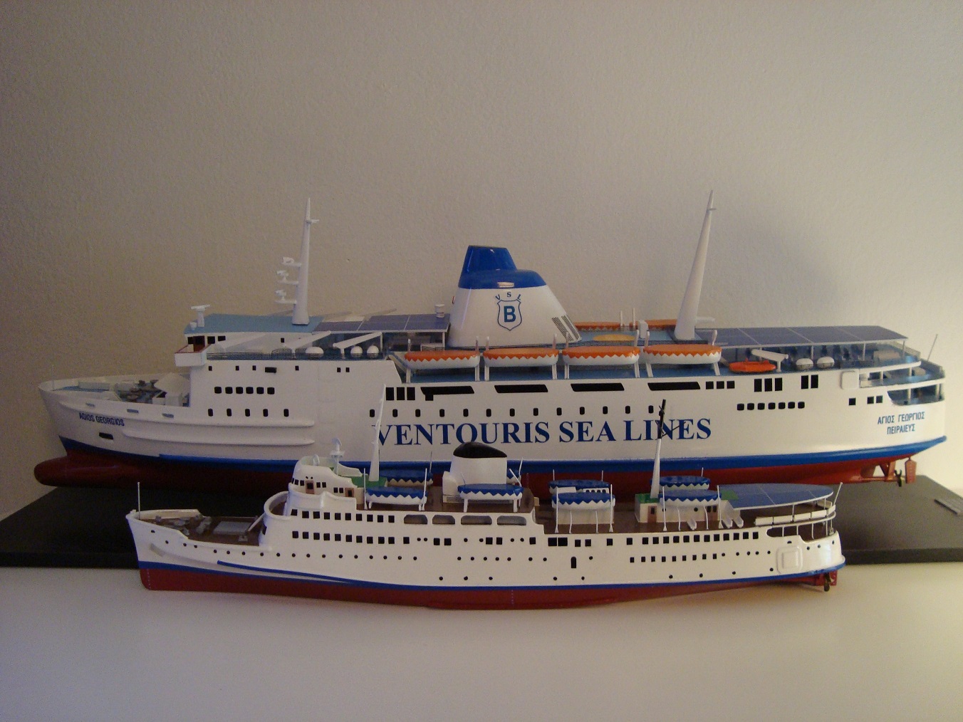 Ship Models Costas Sarlis: AGIOS GEORGIOS (ex HENGIST) & TSS APOLLON(ex ...
