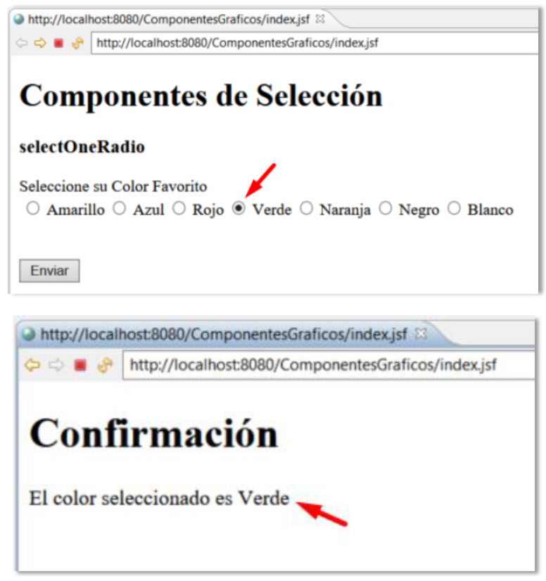 CoDejaVu: Como usar el h: selectOneRadio en JSF