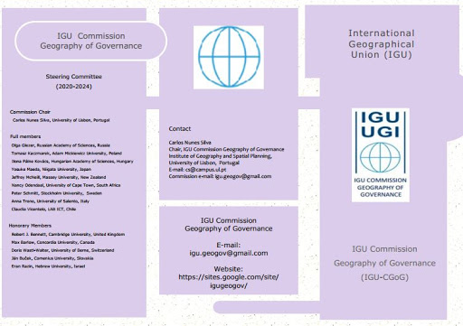 IGU Commission on Geography of Governance: IGU CGoG - FLYER 2020 - 2024