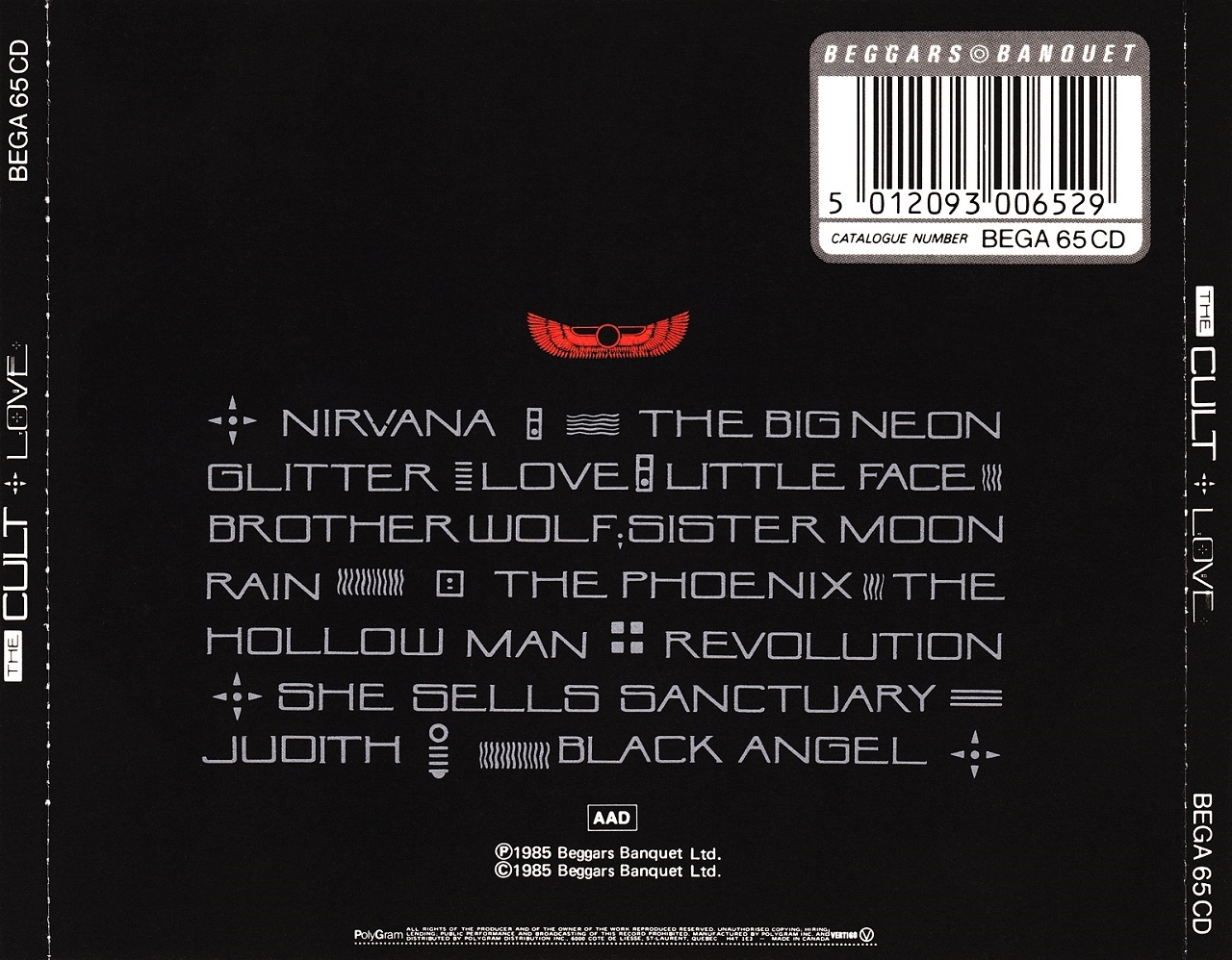 Classic Rock Covers Database: The Cult - Love (1985)