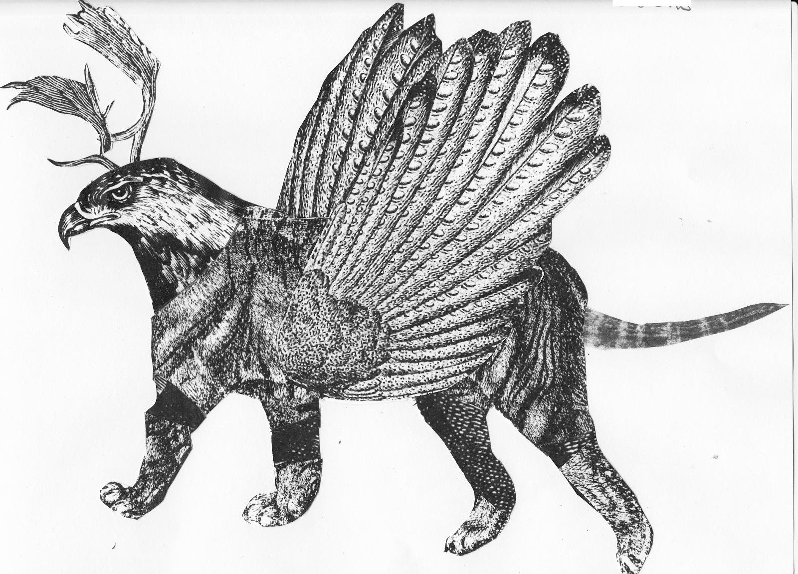 Voilà Art Room: Mythical Creatures Collage