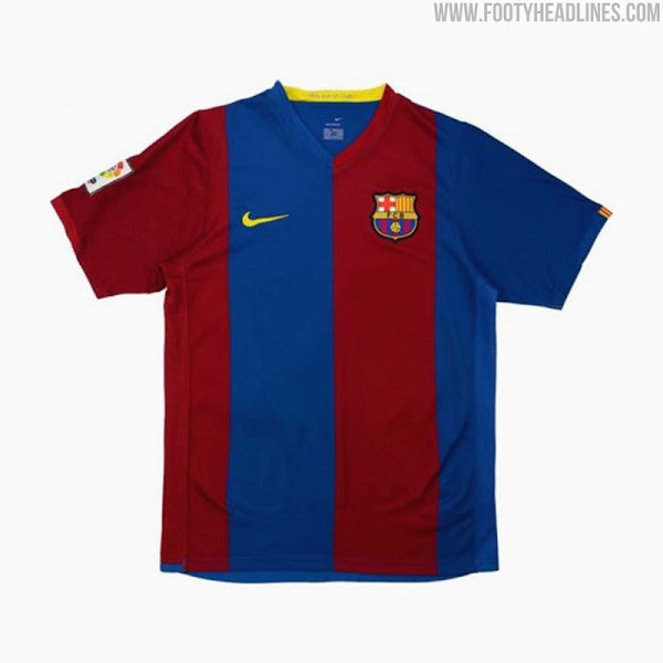 In Detail: All FC Barcelona Kits Of The Messi Era - Home, Away, Third ...