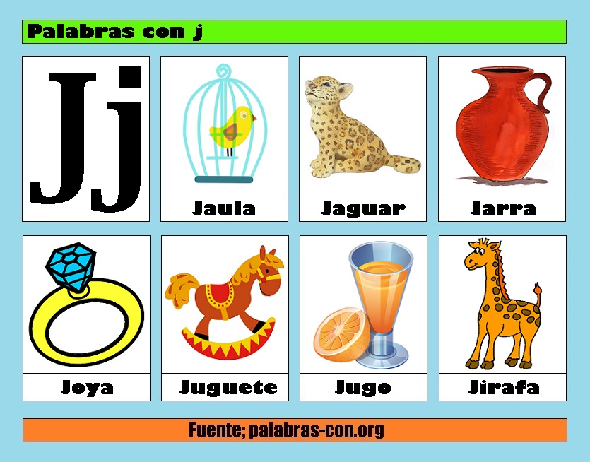 PALABRAS CON "J "- MISS KARIM ~ I.E 0086 JMA