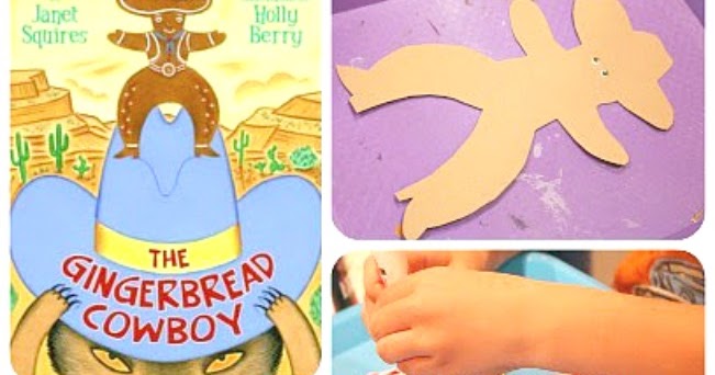 Puffy Paint Gingerbread Cowboy Craft | School Time Snippets