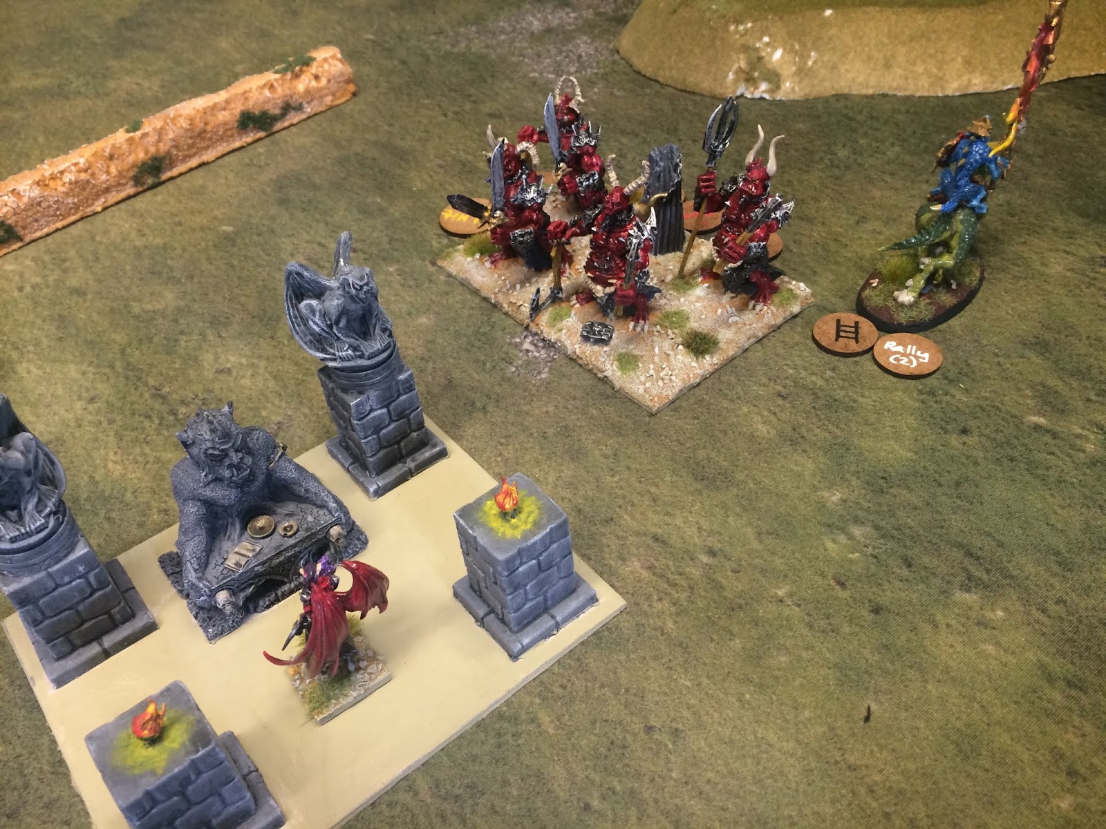 Cirencester wargames: Border Skirmish, a KOW campaign - game 2