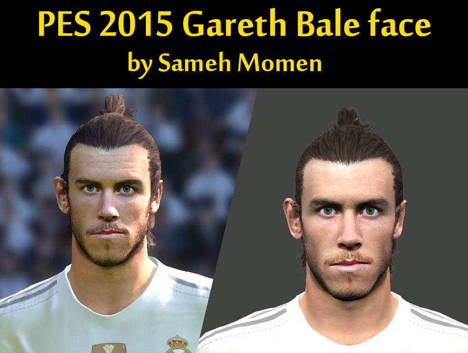 SANTARA PES: PES 2015 Gareth Bale face by Sameh Momen