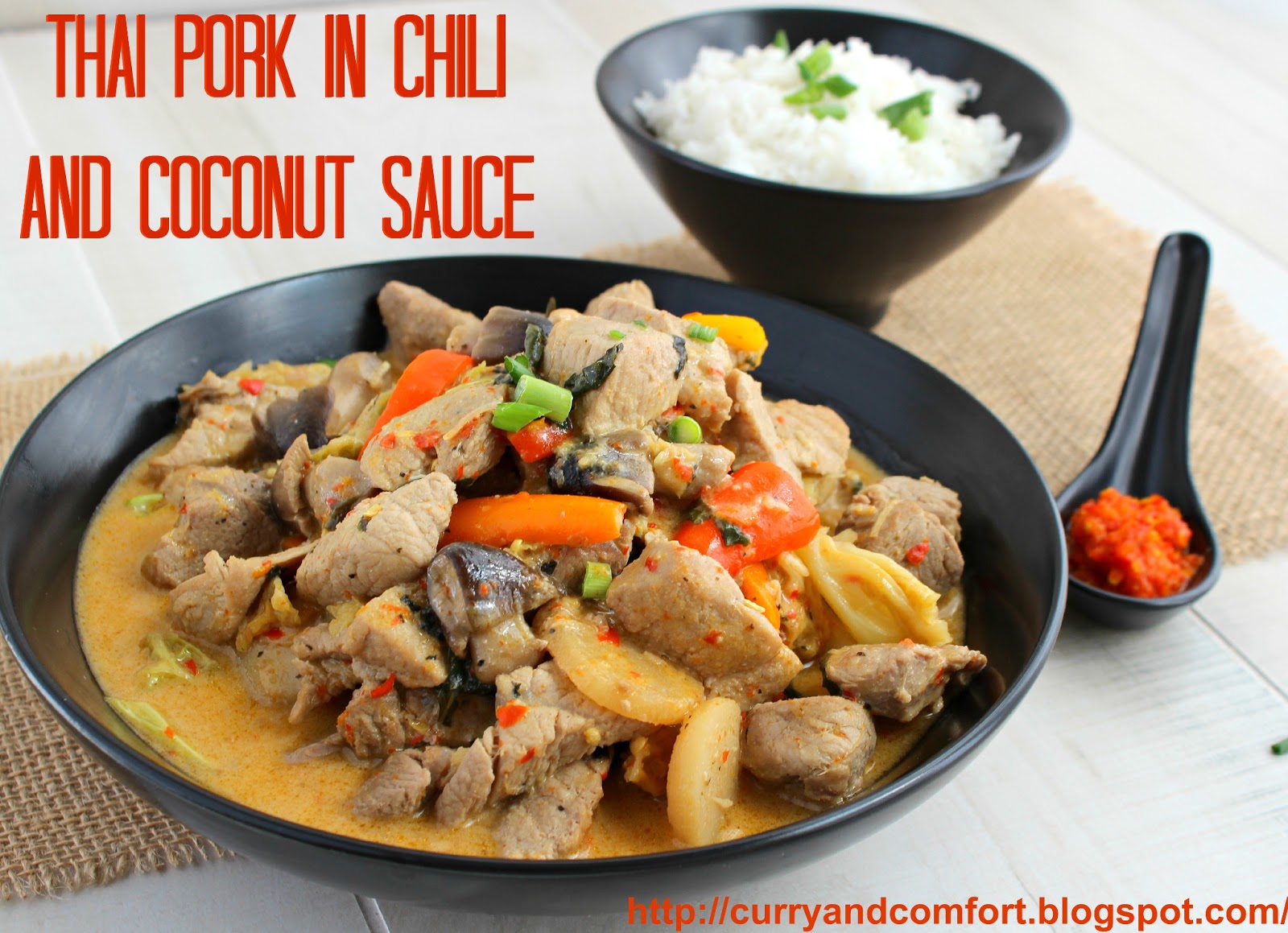 Kitchen Simmer: Thai Pork in Chili and Coconut Sauce