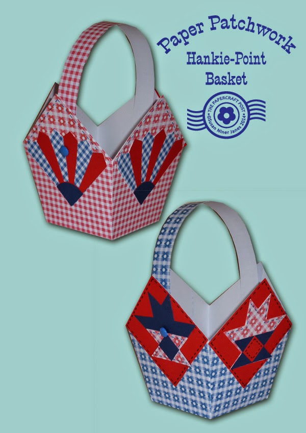 The Papercraft Post: Paper Patchwork Baskets