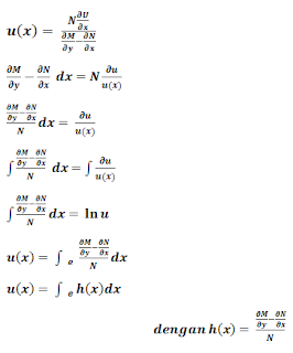 Persamaan Differensial Faktor Integral